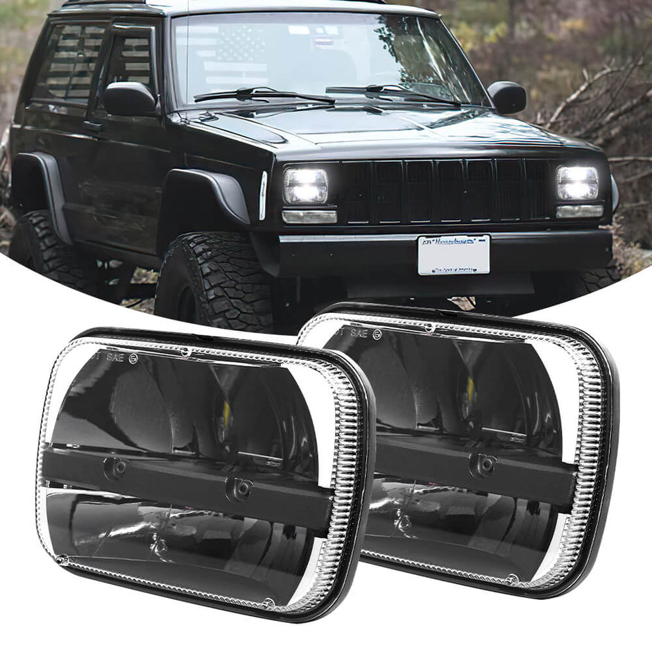 LED headlights for Jeep Cherokee XJ | Jeep Lights | LOYO LED – loyolight